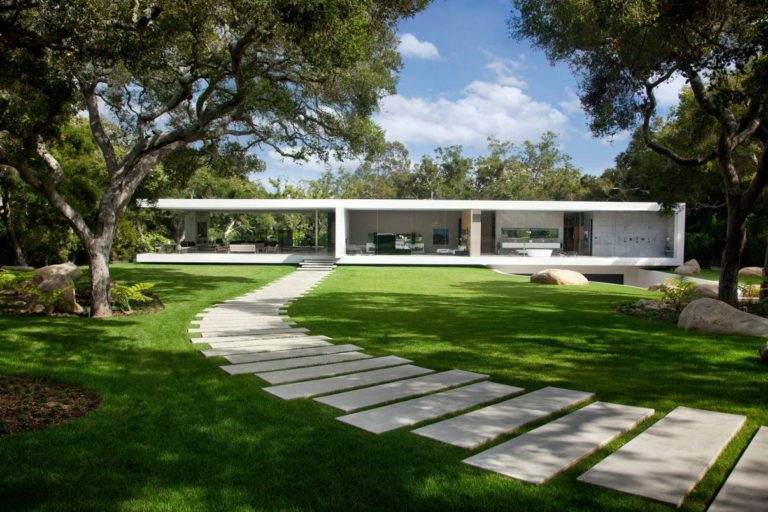 Glass Pavilion Contemporary in California by Steve Hermann Design