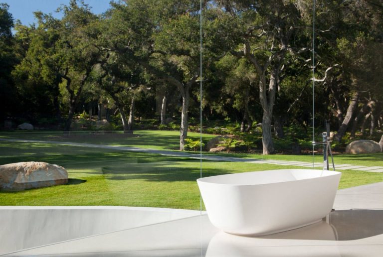 Glass Pavilion Contemporary in California by Steve Hermann Design