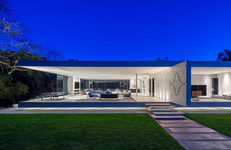Glass Pavilion Contemporary in California by Steve Hermann Design