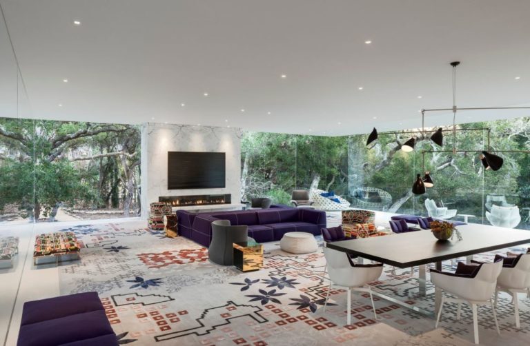 Glass Pavilion Contemporary in California by Steve Hermann Design