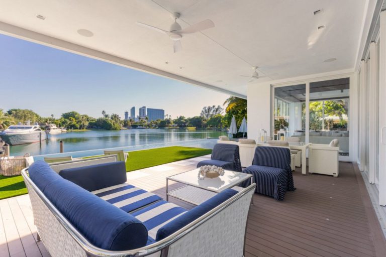 $14.9 Million Miami Waterfront Mansion in Bay Point