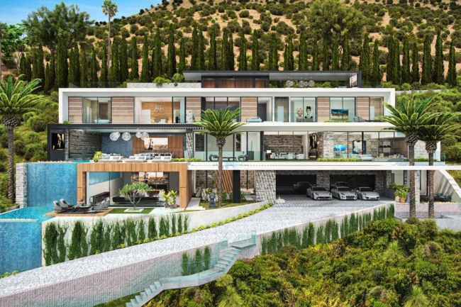 Nottingham Modern Home Concept, Los Angeles by Bowery Design Group