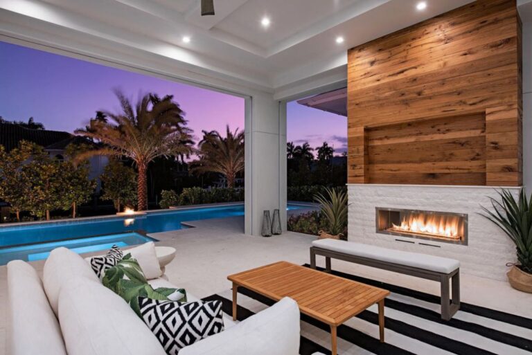 Coastal Contemporary Home in Naples, Florida by Falcon Design