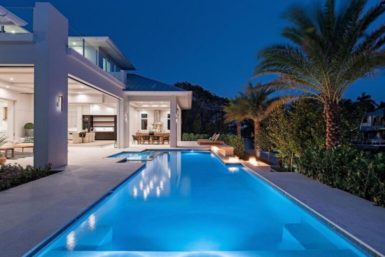 Coastal Contemporary Home in Naples, Florida by Falcon Design