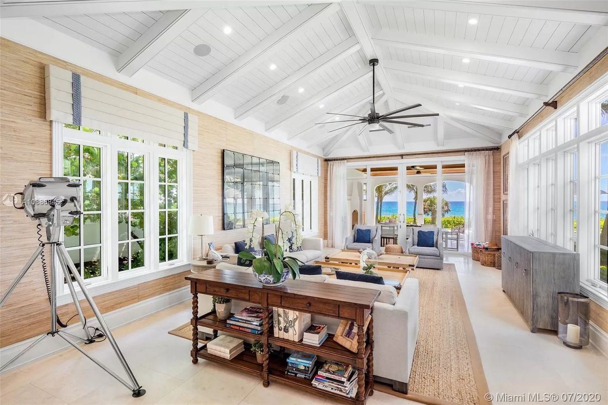 $22 Million Oceanfront Compound in Gulf Stream Returns to Market