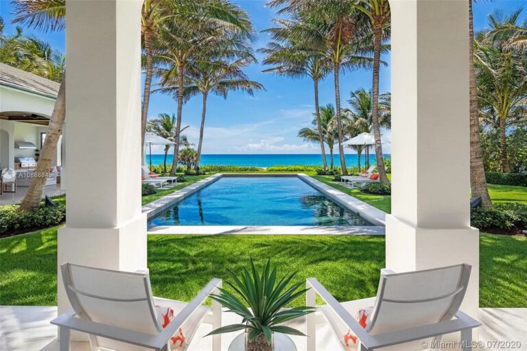 $22 Million Oceanfront Compound in Gulf Stream Returns to Market
