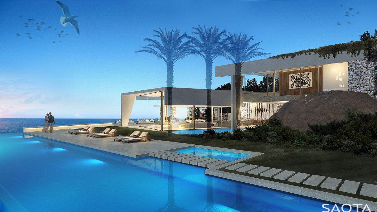 Seacliff Modern Villa Concept in Cape Sawan, Thailand by SAOTA