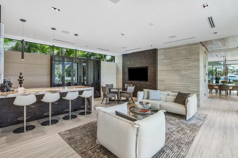 $14.5 Million Stunning Modern Waterfront Home in East Boca Raton