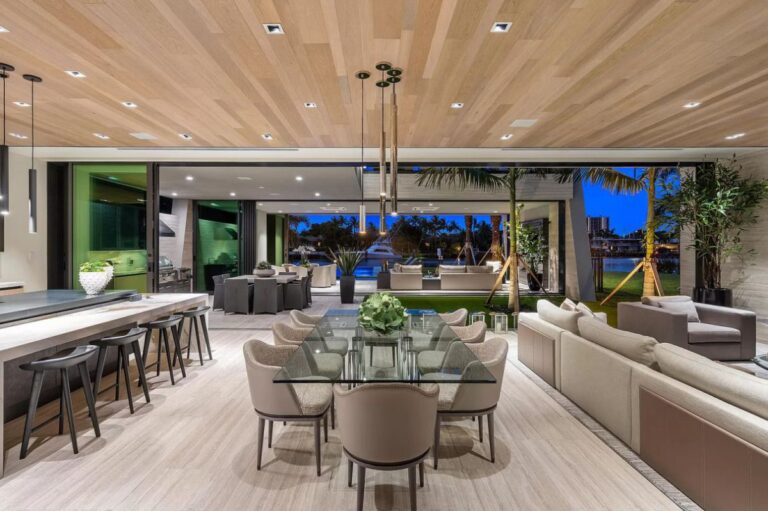 $14.5 Million Stunning Modern Waterfront Home in East Boca Raton
