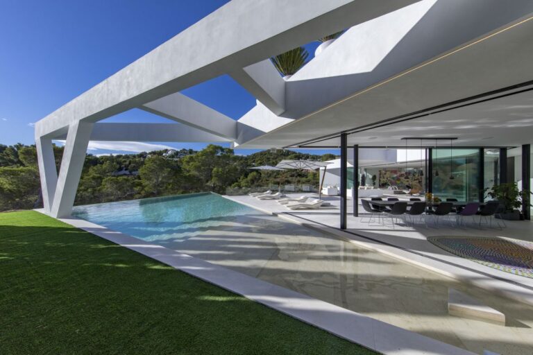 Triangles House in Ibiza, Spain with Unique Design by MG & AG Architects