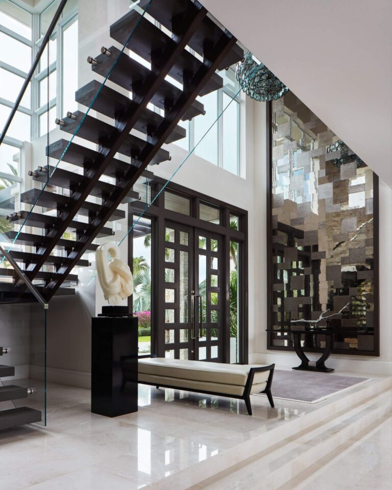 Boca Raton Modern Lakefront House built by Cudmore Builders