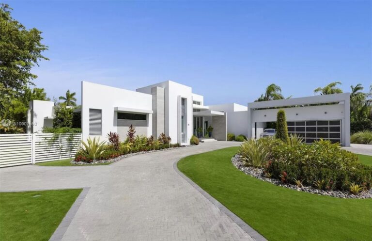 Pinecrest Home Inspired by European Architecture for Sale $4.8 Million