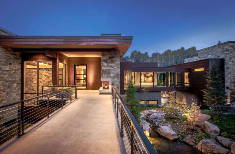 White Pine Canyon Home in Park City by Upwall Design Architects