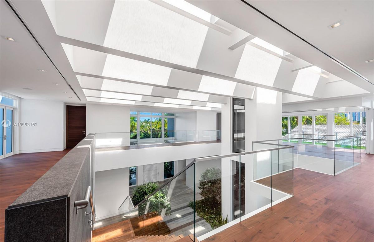 Center Island Contemporary Home in Florida for Sale at $11.995 Million