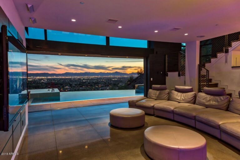 Magnificent Contemporary Glass Home in Phoenix for Sale at $5,995,000