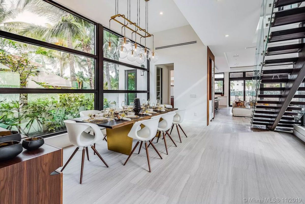 Stunning North Meridian House in Miami Beach for Sale at $5,450,000