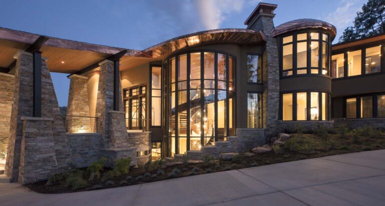 Utah Mountain Home Design by Upwall Design Architects