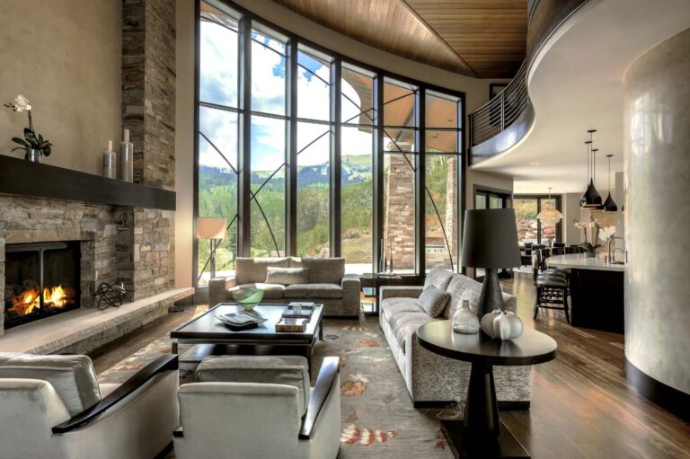 Utah Mountain Home Design by Upwall Design Architects