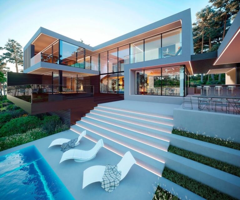 Design Concept of Dream House in Forest by Alexander Zhidkov Architect