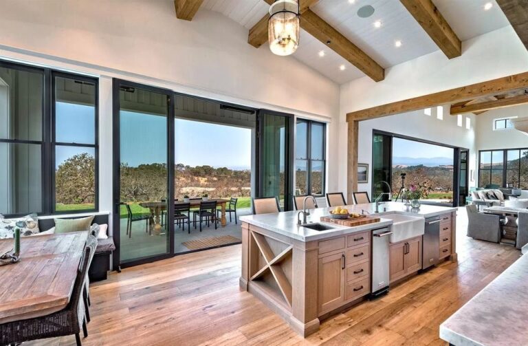 Modern Farmhouse in Healdsburg Set on 77 Acres Asking for $7,890,000
