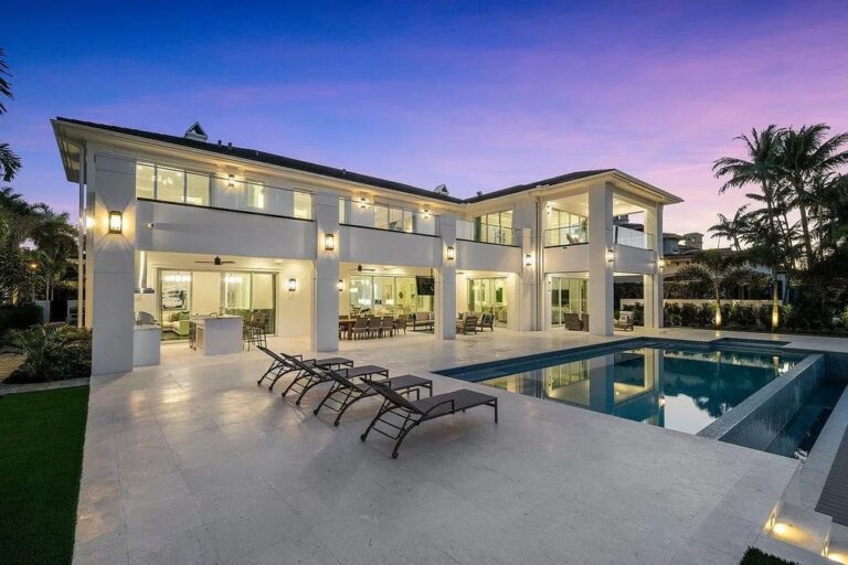 Newly Modern Transitional Boca Raton Home just Listed for $12,990,000