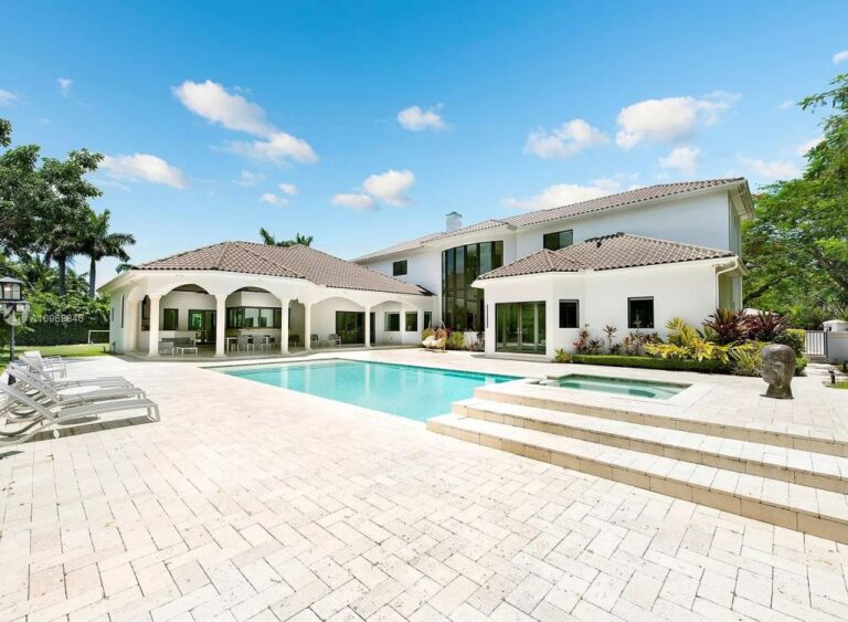 This $4,250,000 Pinecrest Home is Spectacular Tuscan Resort Paradise