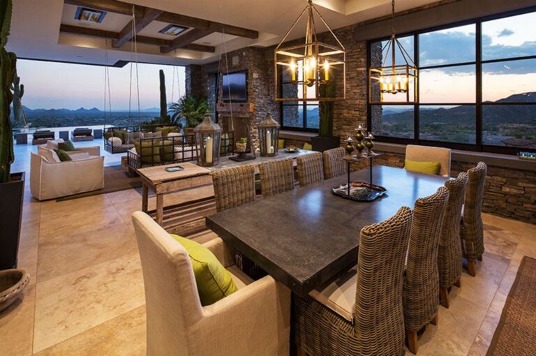 This Arizona Desert Mountain Home has breathtaking panoramic views