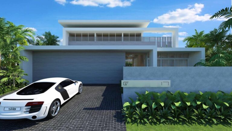 Conceptual Design of Waterways House in Australia by Chris Clout Design