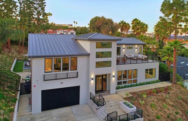 Inside A $6,490,000 Luxurious Contemporary House in Prestigious Bel Air