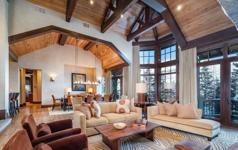 A Vail Mountain Chalet with European-Inspired on Market for $32,950,000