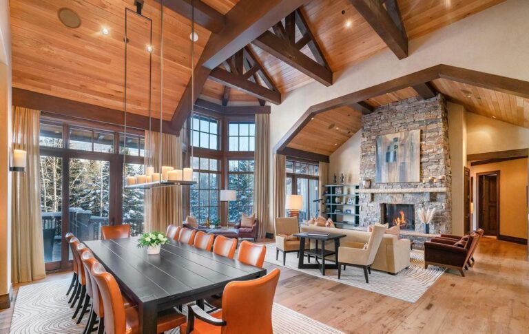 A Vail Mountain Chalet with European-Inspired on Market for $32,950,000