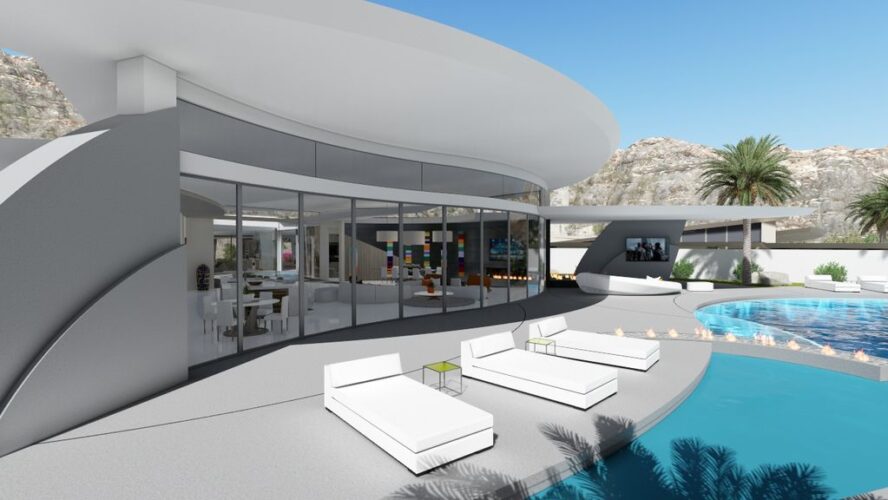 Modern Desert House Concept in California by Brian Foster Designs