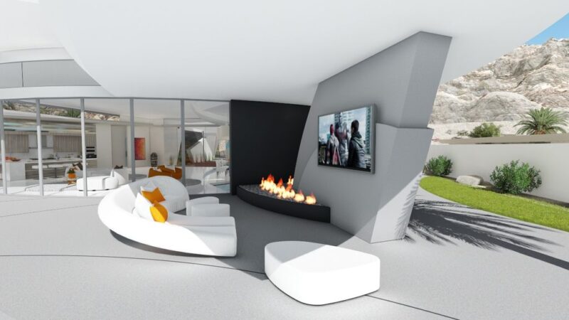 Modern Desert House Concept in California by Brian Foster Designs