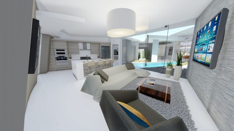 Modern Desert House Concept in California by Brian Foster Designs