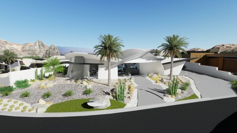 Modern Desert House Concept in California by Brian Foster Designs