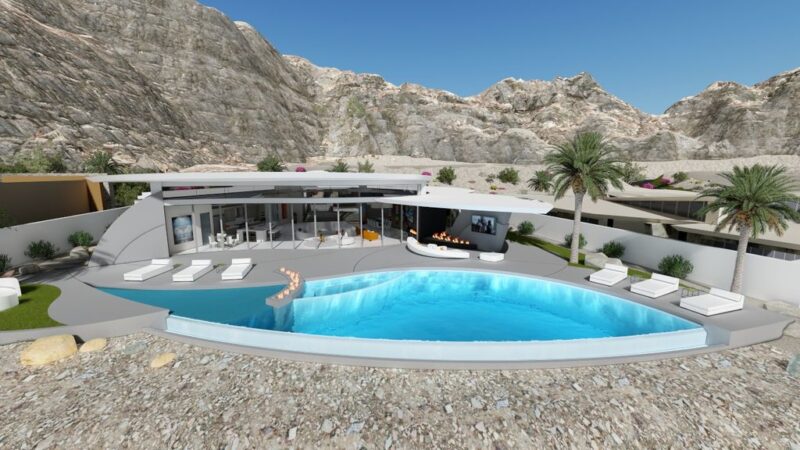 Modern Desert House Concept in California by Brian Foster Designs