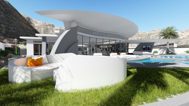 Modern Desert House Concept in California by Brian Foster Designs