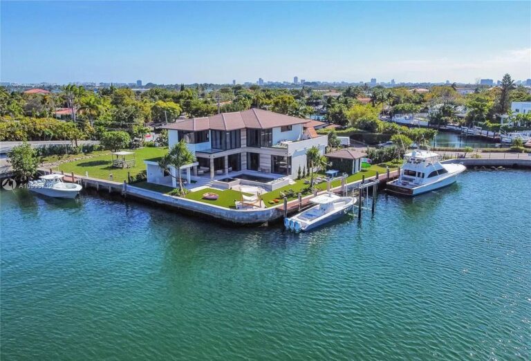 2021 New Waterfront Home in North Miami hits the Market for $8,900,000