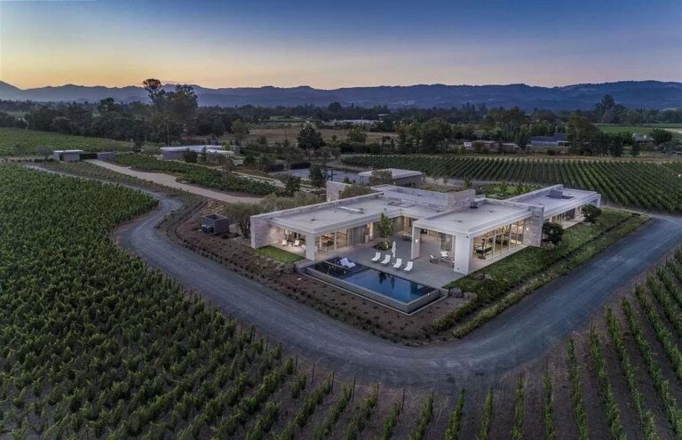 Stunning 20 Acre Vineyard Estate in California Asking for $32,000,000