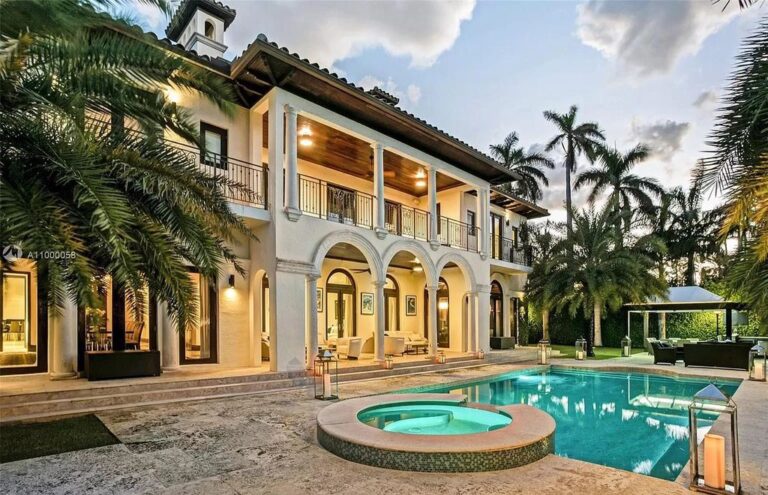 This $24,000,000 Mediterranean Mansion is the Largest on Sunset Islands