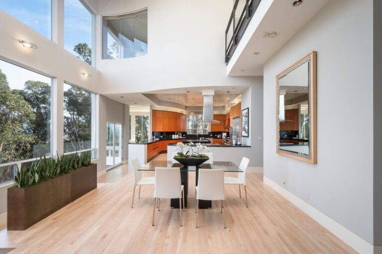 Outstanding Architectural Home with A Long Sweeping Driveway in ...