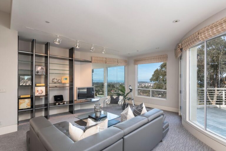 Outstanding Architectural Home with A Long Sweeping Driveway in ...