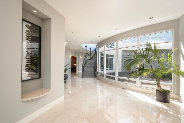 Outstanding Architectural Home with A Long Sweeping Driveway in ...