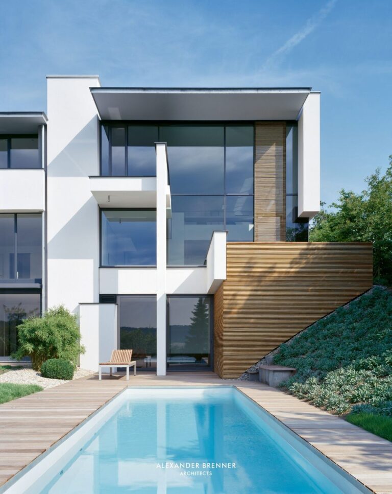 Miki 1 Villa, Beautiful Modern Duplex Villa by Alexander Brenner Architects