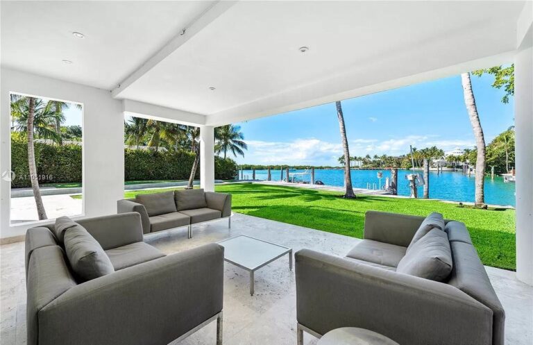 Spectacular Contemporary Waterfront Home in Key Biscayne for $13.5M