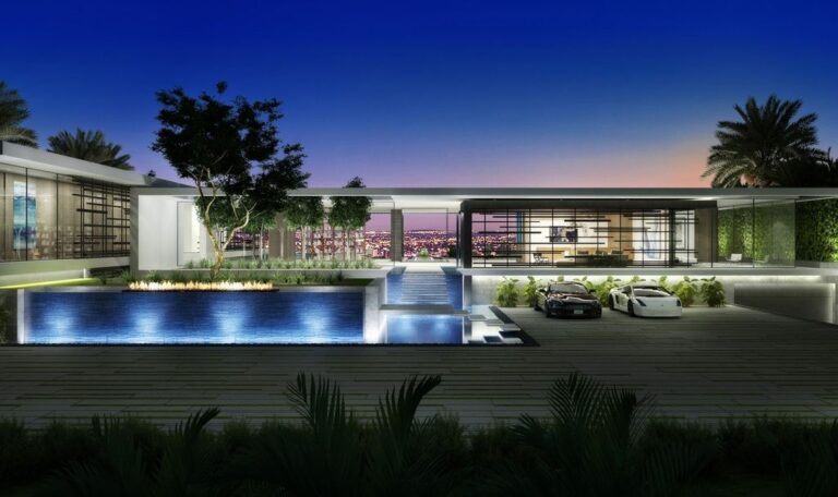 Trophy View Beverly Hills Mansion Concept by Vantage Design Group