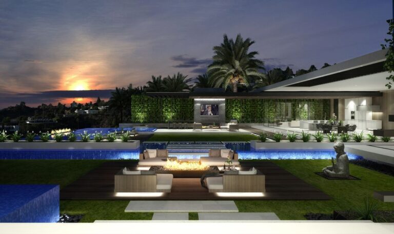 Trophy View Beverly Hills Mansion Concept by Vantage Design Group