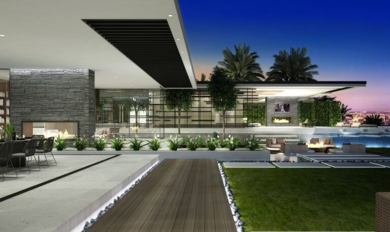 Trophy View Beverly Hills Mansion Concept by Vantage Design Group