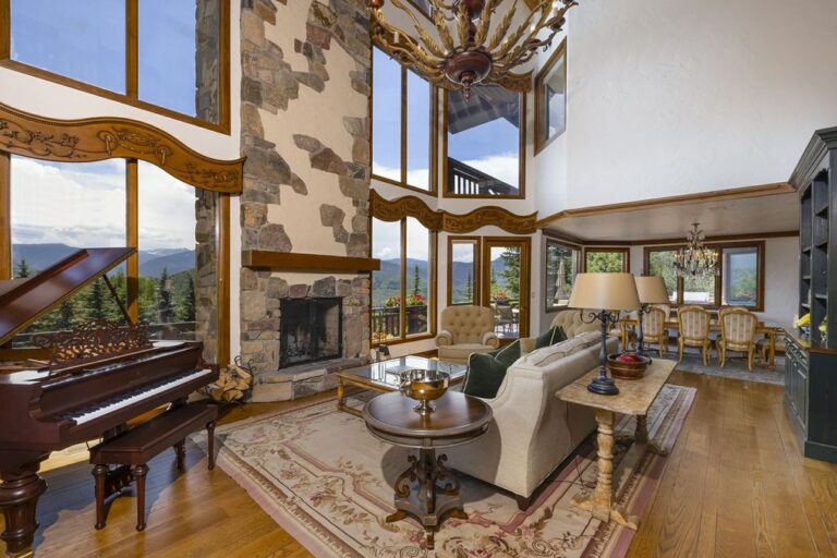 Iconic Home with 360-Degree Mountain Views, Expansive Entertaining ...