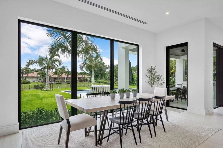 Impeccably Designed Home with walls of glass in Delray Beach for $3.15M